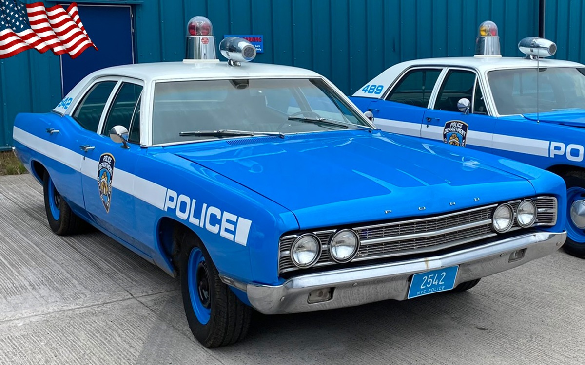 1969 Police Car TV And Movie Action Ford Galaxie 500 New York (NYPD)